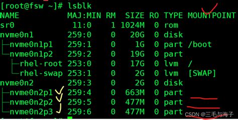 linux 磁盘存储管理 挂载（临时、永久） 永久挂载 csdn博客