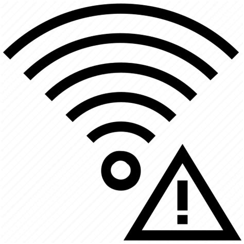 Connection Hotspot Problem Signal Warning Wifi Wireless Icon Download On Iconfinder