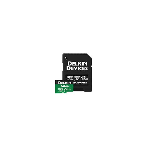Delkin 64GB Power UHS-II (V90) Micro SD Hafıza Kartı - Delkin 64GB ...