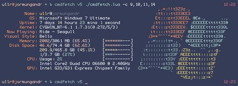 GitHub Hal Ullr Cmdfetch A Screenfo Screenfetch Like Program For Windows That Supersedes