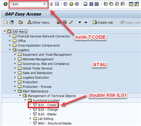 Il01 Create Func Loc Sinau Sap Pm Module