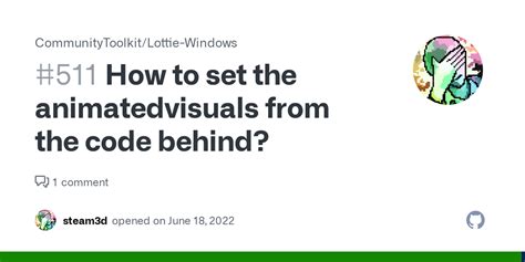 how to set the animatedvisuals from the code behind · issue 511