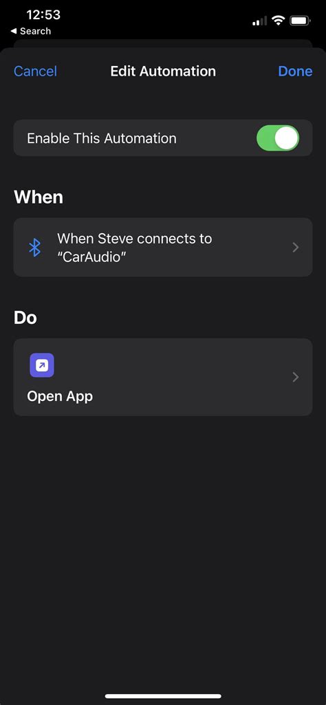 how can i make an automation run when my phone is locked even when my