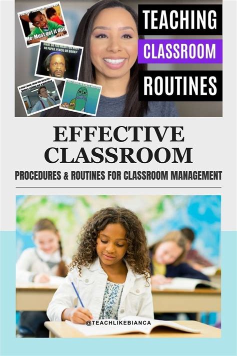 Effective Classroom Procedures And Routines For Classroom Management Classroom Procedures