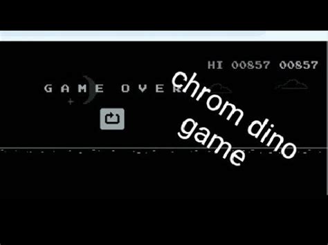 Chrom Dino Game 800 To 857 YouTube
