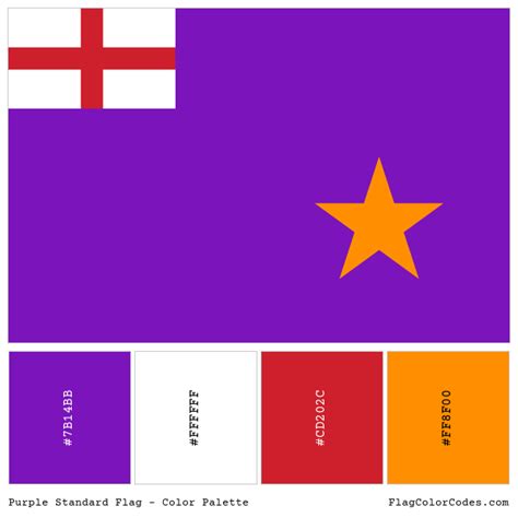 Purple In A Flag