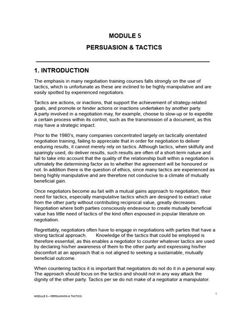 module 5 download free pdf negotiation persuasion