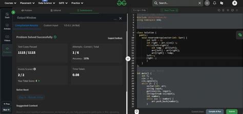 Codingpractice Geeksforgeeks Dsa Cplusplus Problemsolving Deep