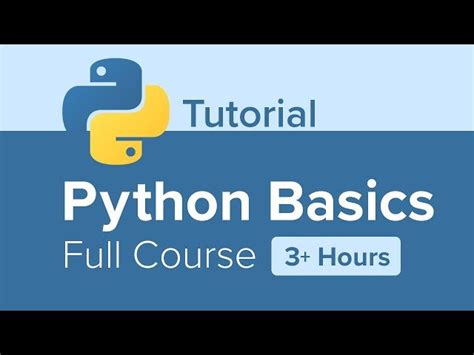 Free Video Python Basics Full Course Tutorial From Learnit Training Class Central