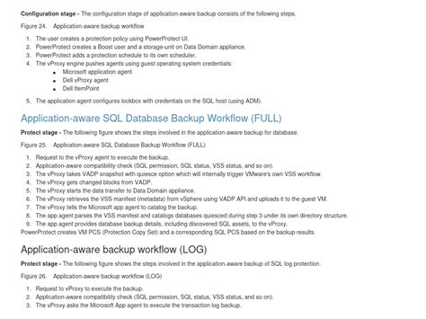 Application Aware Backup Workflow Powerprotect Data Manager