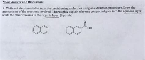 Solved Write Out Steps Needed To Separate The Following Chegg