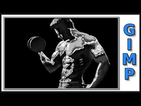 Gimp How To Change A Person Into A Metallic Or Crome Statue Gimp Person Tutorial