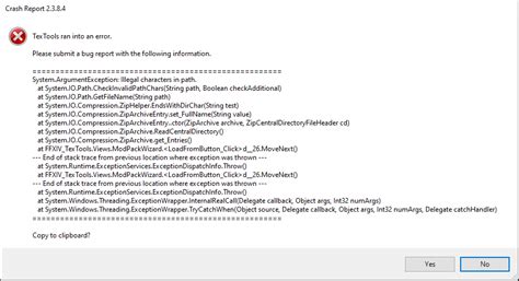 Bug Advanced Modpack Bug · Issue 256 · Textoolsffxivtextoolsui
