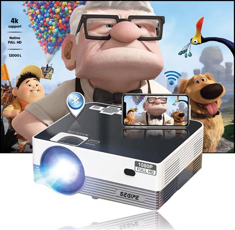 【auto Focuskeystone】 Proiettore Wifi Bluetooth 600 Ansi 1080p Nativo