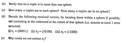 example 5 consider the binary code c { 00000