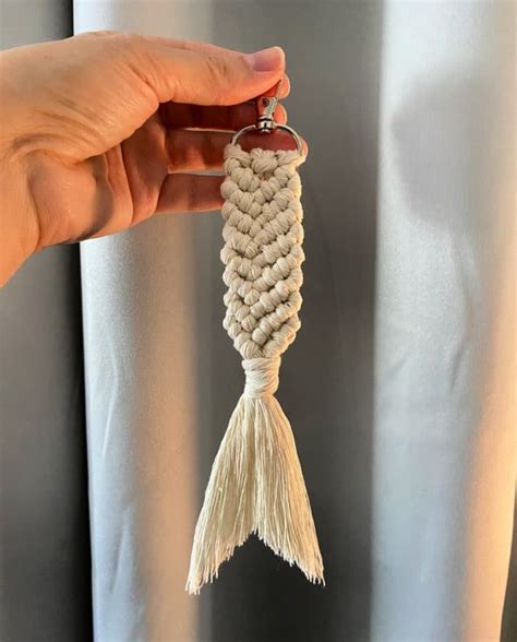 Easy Macrame Keychain Tutorial Video Artofit