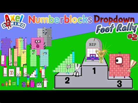 Numberblocks Dropdown Foot Rally Part2 Youtube
