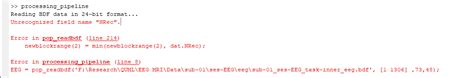 Error In Eeg Preprocessing Processingpipelinem · Issue 1 · Ltu Machine Learninginner