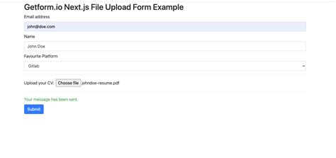 How To Build Forms On Nextjs Using Getform