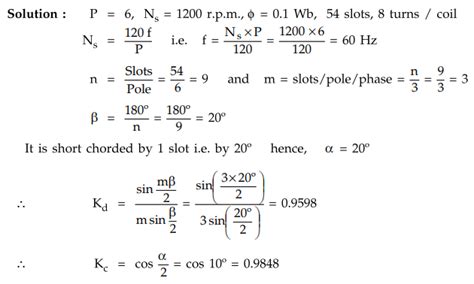 E M F Equation Of An Alternator With Solved Example Problems Synchronous Generator