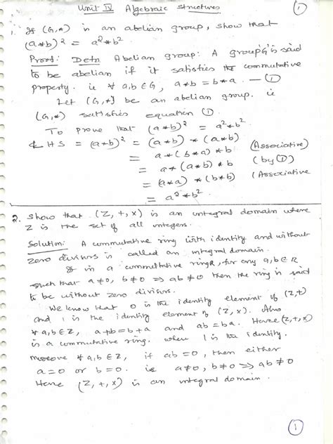 Algebraic Structures Pdf