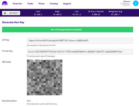 how to add your kraken api key to your dashboard