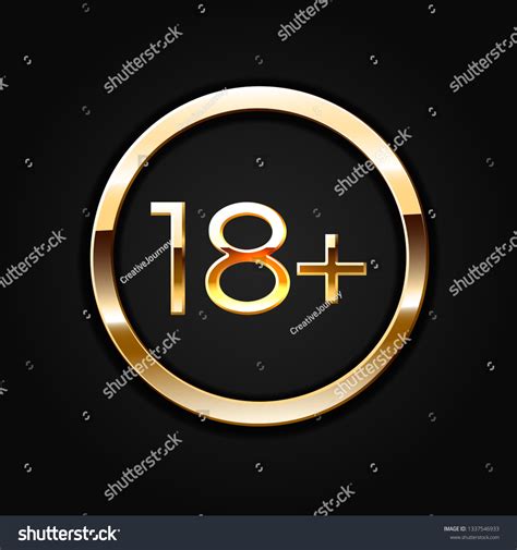 Age Restriction Adult Content App Icon Stock Vector Royalty Free 1337546933 Shutterstock