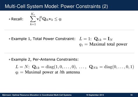 Ppt Optimal Resource Allocation In Coordinated Multi Cell Systems Powerpoint Presentation Id