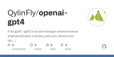 GitHub QylinFly Openai Gpt Free Gpt Gpt Access Through Several Reverse Engineered Api