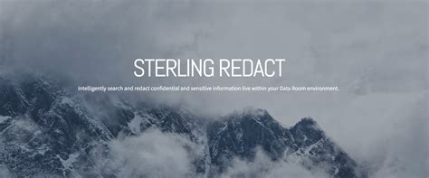 Sterling Redact Secure Bulk Redaction Service Sterling Technology