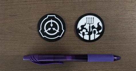 SCP Challenge Coin MTF Epsilon By Suaz Download Free STL Model Printables Com