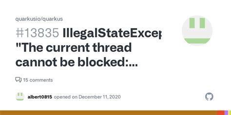 Illegalstateexception The Current Thread Cannot Be Blocked Vertx Eventloop Thread 1 In Kafka