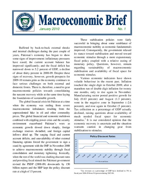 Pdf Macroeconomic Brief