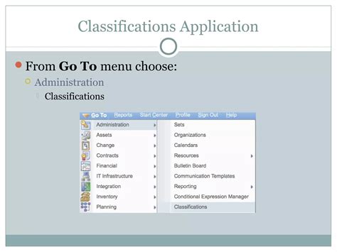 Classifications In Ibm Maximo Asset Management Ppt