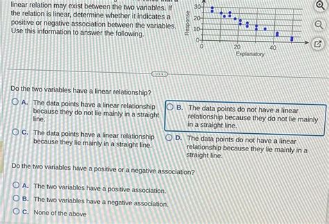 Answered Linear Relation May Exist Between The Two Variables If The Kunduz