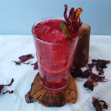 Easy 4 Ingredient Hibiscus Piloncillo Agua Fresca