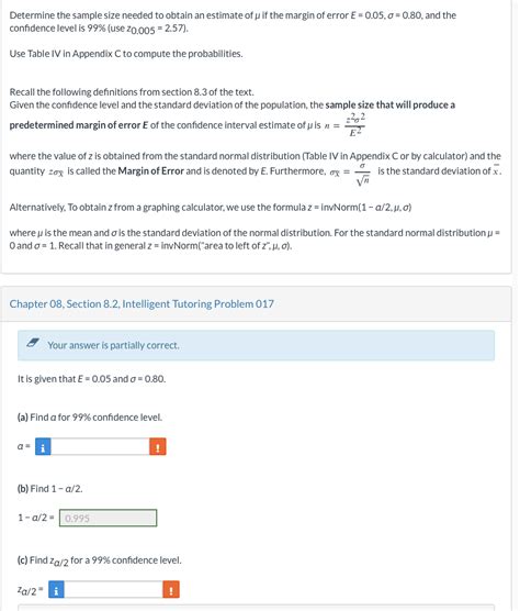 Solved Determine The Sample Size Needed To Obtain An Chegg