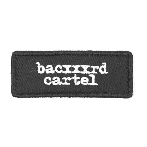 Backyard Cartel Patch Typescript Black