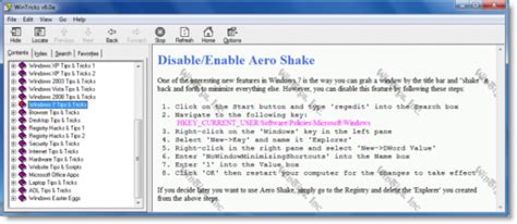 Learn Windows Tricks Tips Secrets With Wintricks