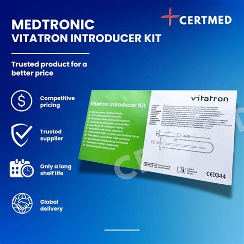 New Medtronic Vitatron Vik Introducer Kit Disposables General For