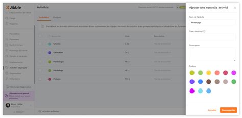 Mettre En Place Des Activités Jibble