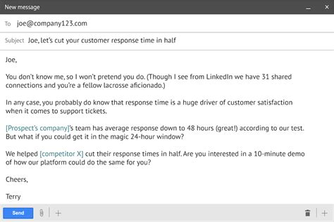 Best Prospecting Email Templates