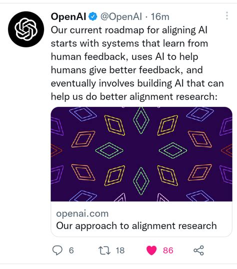 Openais Roadmap For Solving The Alignment Problem Rsingularity