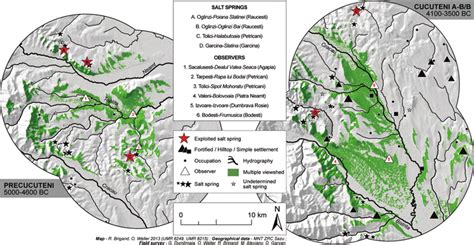 Multiple Viewshed Map In The Târgu Neamt Left And Piatra Neamt Areas Download Scientific