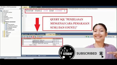 Query Sql Penjelasan Mengenai Query Sum Dan Count Youtube