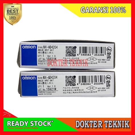 Jual NX AD OMRON PLC Digital Input Unit Module Kota Bandung DokterTeknik NEW Tokopedia