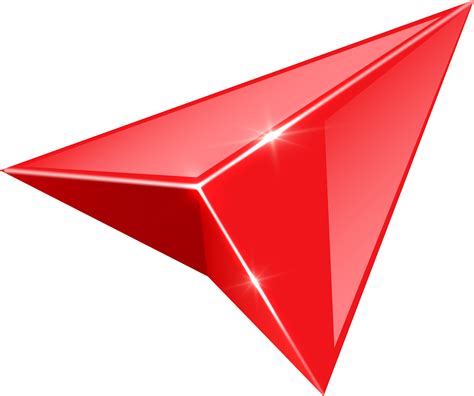 3d Render Red Arrow Pointer 11356527 Png