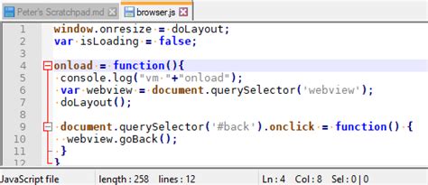 tia is there a pluggin to colorize js files notepad community