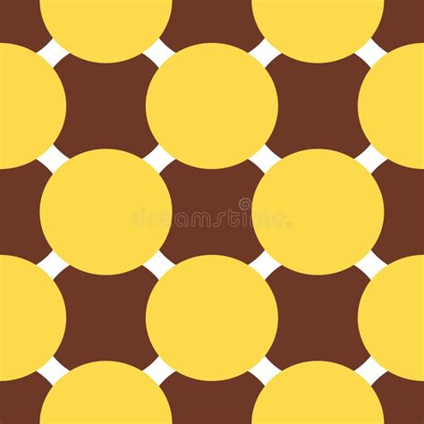 Abstract Geometric Circles Seamless Pattern Stock Vector