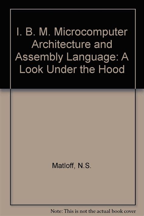 amazon i b m microcomputer architecture and assembly language a look under the hood